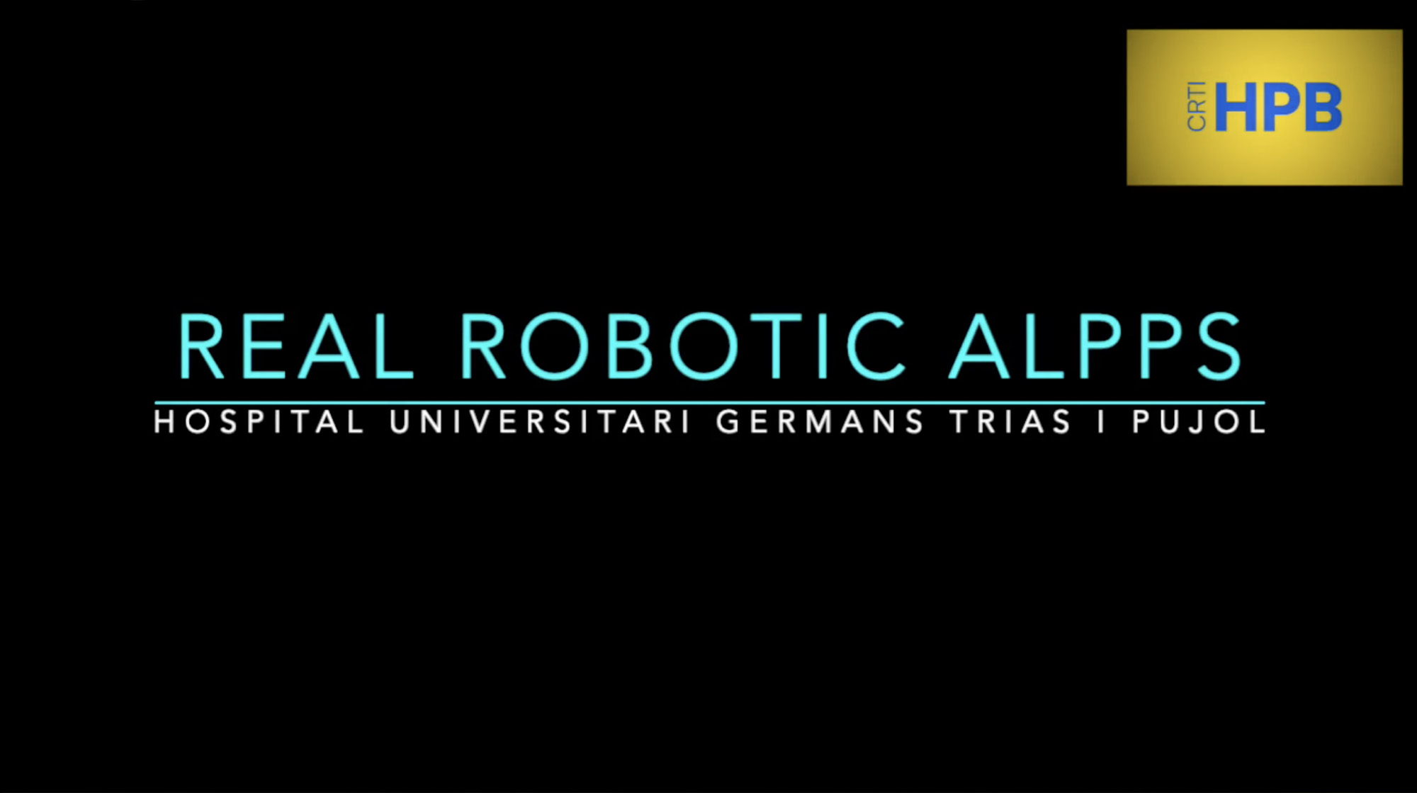 Técnica ALPPS totalmente robótica con navegación 3D - HPB Can Ruti